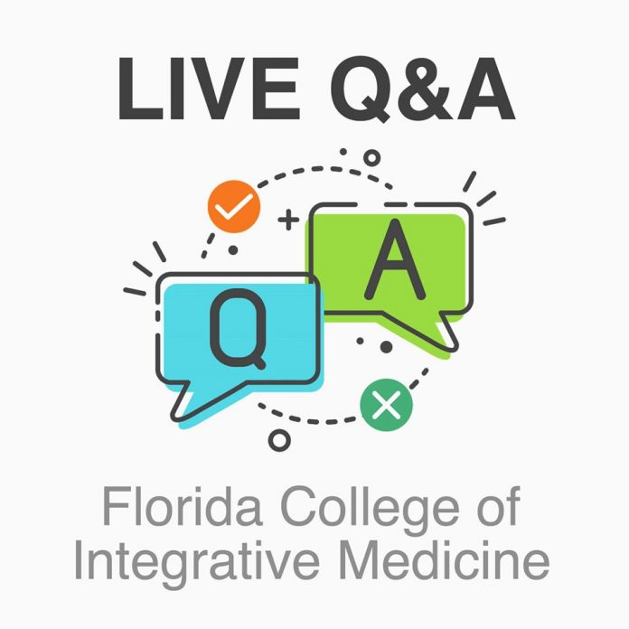 Florida College of Integrative Medicine FCIM LIVE Q&A - Asia Trend
