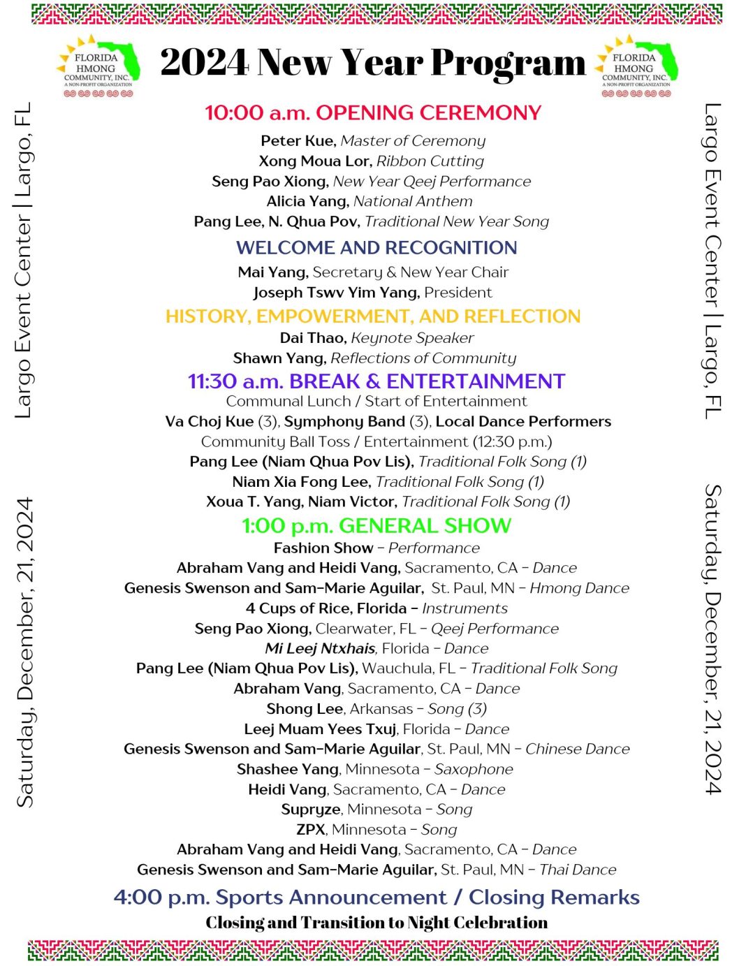 Florida Hmong New Year 2024-2025 - Asia Trend