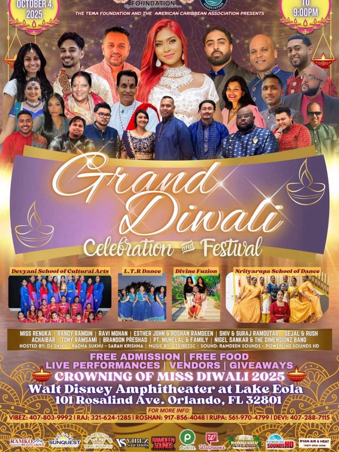 GRAND DIWALI CELEBRATION & FESTIVAL at Lake Eola - Asia Trend