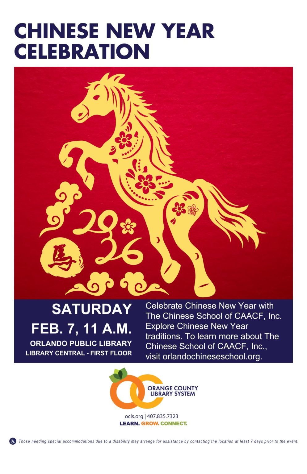 Chinese New Year Celebration at Orange County Library System (FL ...